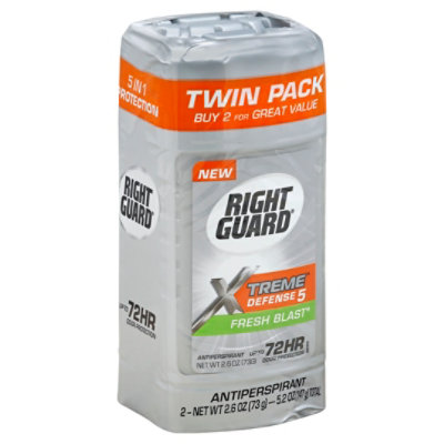 Right Guard Xtreme Invisible Solid Fresh Blast Antiperspirant Deodorant ...