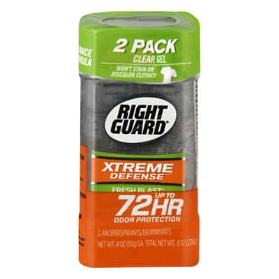 Right Guard Xtreme Gel Fresh Blast Antiperspirant Deodorant Innerpack ...