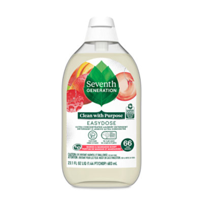 Seventh Generation Ultra Concentrated Mango & Mandarin Liquid Detergent ...