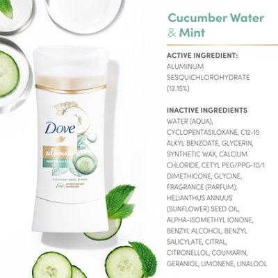 Dove Cucumber Water & Mint Deodorants - 2.6 Oz - safeway