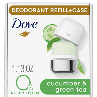 Dove Cucumber & Green Tea Deodorant Refillable Kit - 1.13 Oz - jewelosco