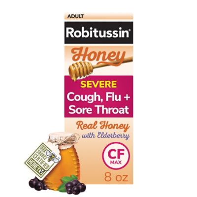 Robitussin Honey CF Max Day Adult Syrup - 8 Oz - safeway