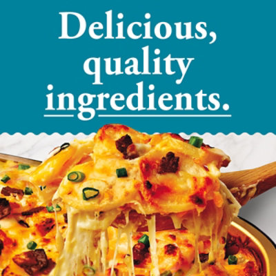 Home Bake Frozen Entrees Sides Scalloped Potatoes With Cheese And Bacon ...