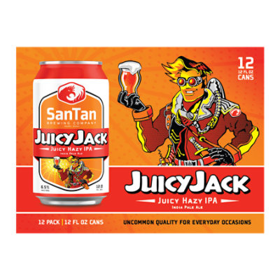 Juicy Jack Juicy Hazy Ipa In Cans - 12-12 FZ - Albertsons