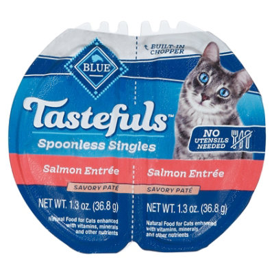 Blue Buffalo Tastefuls Spoonless Adult Salmon Pate - 2.6 Oz - Safeway