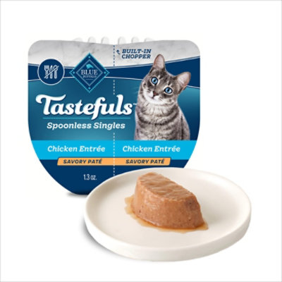 Blue Buffalo Tastefuls Spoonless Singles Natural Chicken Entre Wet Cat ...