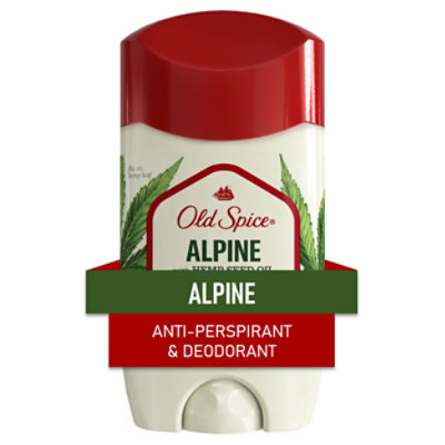 Old Spice Alpine with Hemp Seed Oil Antiperspirant Deodorant - 2.6 Oz ...