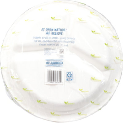 Open Nature Plates Compostable Comparment 10 In 37250118 - 20 CT ...