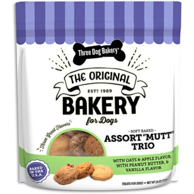 Three Dog Bakery Assortmutt Surp - 26 OZ - vons