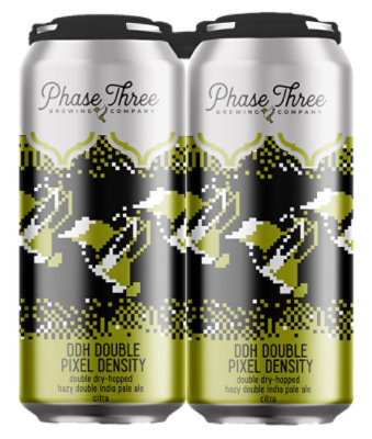 Phase Three Brewing DDH Double Pixel Density In Cans - 4-16 Fl. Oz ...