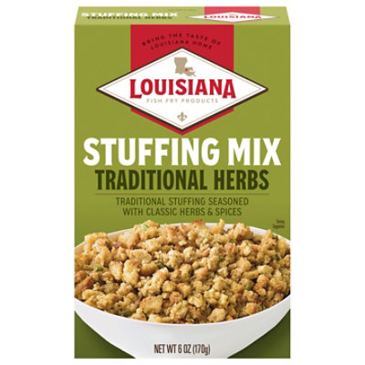 Louisiana Fish Fry Stuffing Trditional Herbs Mix - 6 Oz - jewelosco