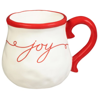 Signature SELECT Ceramic Holiday Script Mug - Each - albertsons