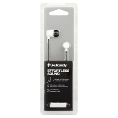 Skullcandy Wired Earbud Jib Wh/blk/wh - Each - safeway