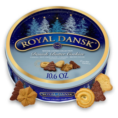 Royal Dansk Winter Cookie Tin - 10.6 Oz - safeway