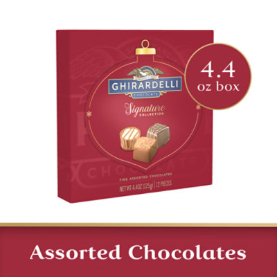 Ghirardelli Signature Holiday Collection Fine Assorted Chocolates Gift ...