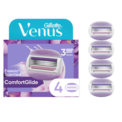 Gillette Venus Comfort Glide Razor Refills 4 Count carrsqc