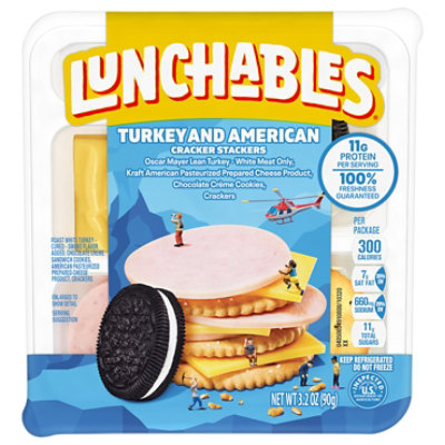 Lunchables Turkey & American Cheese - 3.2 Oz - safeway