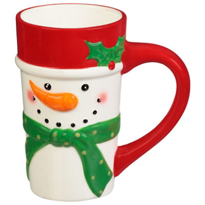 Signature SELECT Ceramic Holiday Latte Mug - Each - acmemarkets