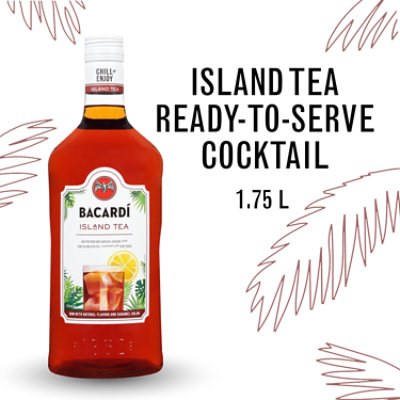 Bacardi Party Drinks Rum Island Ice Tea Pet - 1.75 Liter - albertsons