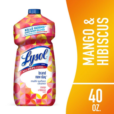 Lysol Mango & Hibiscus Multi Surface Cleaner - 40 Fl. Oz. - albertsons