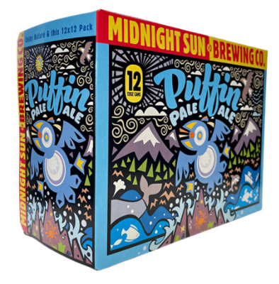 Midnight Sun Brewing Co. Puffin Pale Ale Can - 12-12 Fl. Oz. - carrsqc