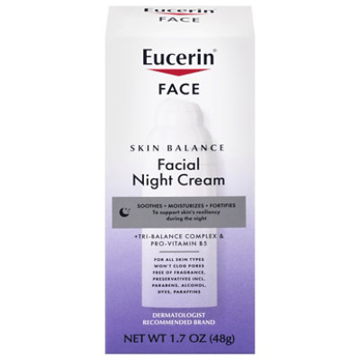 Eucerin Skin Balance Night Cream - 1.7 Oz - albertsons