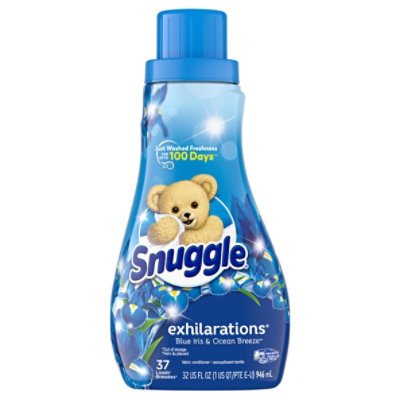 Snuggle Exhilirations Liquid Fabric Softener Blue Iris & Bamboo - 32 FZ ...