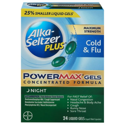 Asp Night Cold Flu Power Gel 24s 2dz Blm - 24 CT - safeway