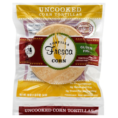 Corn Uncooked Natural Tortillas - 14Count - vons
