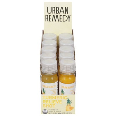 Urban Remedy Organic Turmeric Relieve Shot - 2 Oz - safeway