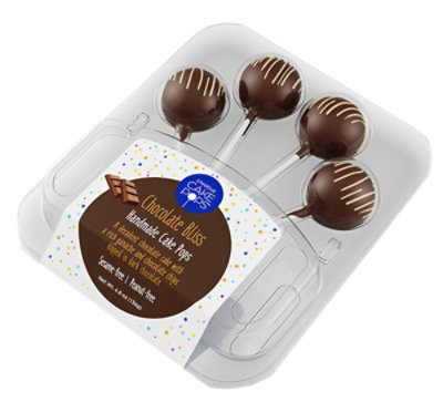 Chocolate Bliss Cake Pops 4 Count - 4.8 Oz - kingsfoodmarkets