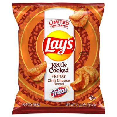 Lays Chili Cheese Kettle Cooked Fritos - 2.5 Oz - safeway