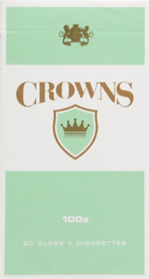 CROWNS Menthol Green 100s Box - 10 Count - albertsons