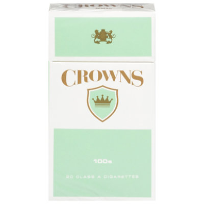 CROWNS Menthol Green 100s Box - 10 Count - albertsons