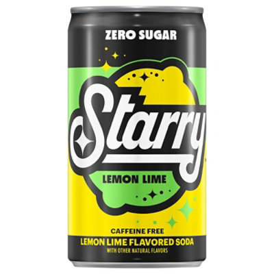 Starry Zero Sugar Lemon Lime - 6-7.5 Fl. Oz. - albertsons
