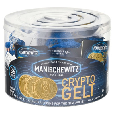 Manischewitz Crypto Coins Chocolate - 36-0.63 Oz - safeway