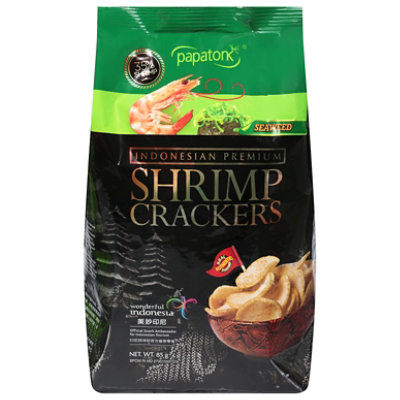 Papatonk Premium Shrimp Crackers- Seaweed - 0.85 Gram - Safeway