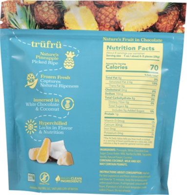 Tru Fru Pineapple White Chocolate & Coconut - 8 Oz - safeway