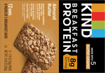 KIND Breakfast Almond Butter Protein Bars Multipack - 6-1.76 Oz - safeway