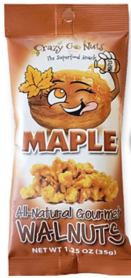Maple All Natural Gourmet Walnuts - 1.25 Oz - safeway
