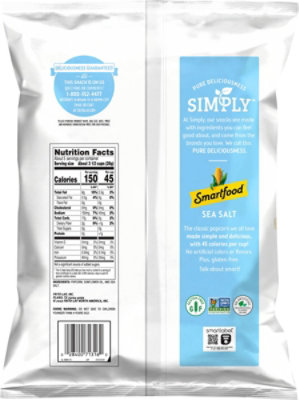 Smartfood Simply Sea Salt - 5.25 Oz - albertsons