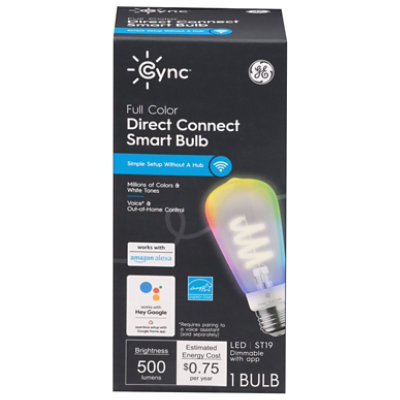 Ge Cync St19 Smart Bulb Full Color - EA - safeway