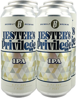 BrewBilt Brewing Jester's Privilege IPA In Cans - 4-16 Fl. Oz. - safeway