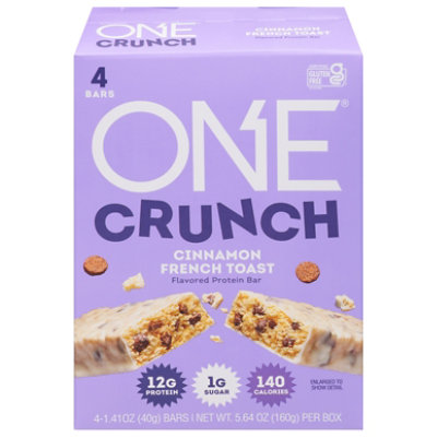 ONE CRUNCH Cinnamon French Toast Bar Tray - 4-5.64 Oz - safeway