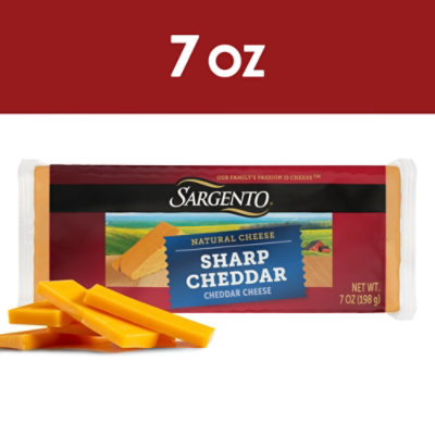 Sargento Sharp Cheddar Chunk Cheese 8 Oz - 8 Oz - safeway
