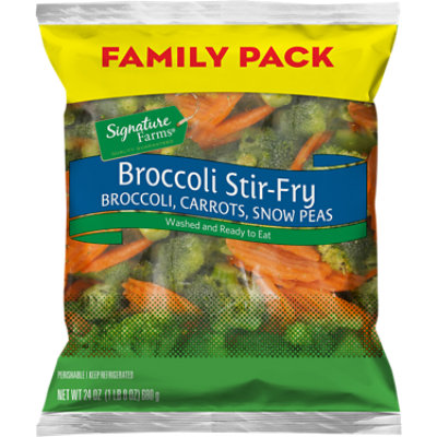 Signature Select/Farms Broccoli Stir Fry Family Pack - 24 Oz - jewelosco