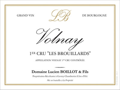 Domaine Lucien Boillot Et Fils Volnay 1er Cru Les Brouillards 2018 Burgundy Wine - 750 Ml - safeway