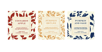 Overjoyed Boutique Pressed Leaf Box Candle - EA - safeway