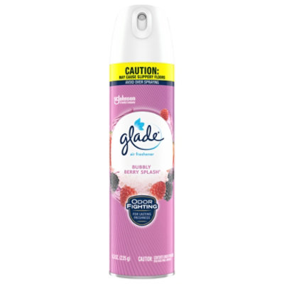 Glade Bubbly Berry Splash Infused Essential Oils Air Freshener For Home ...