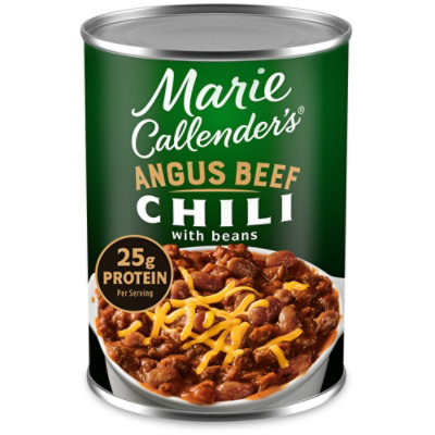 Marie Callender's Chili Angus Beef Prepared Meal In Can - 15 Oz - vons